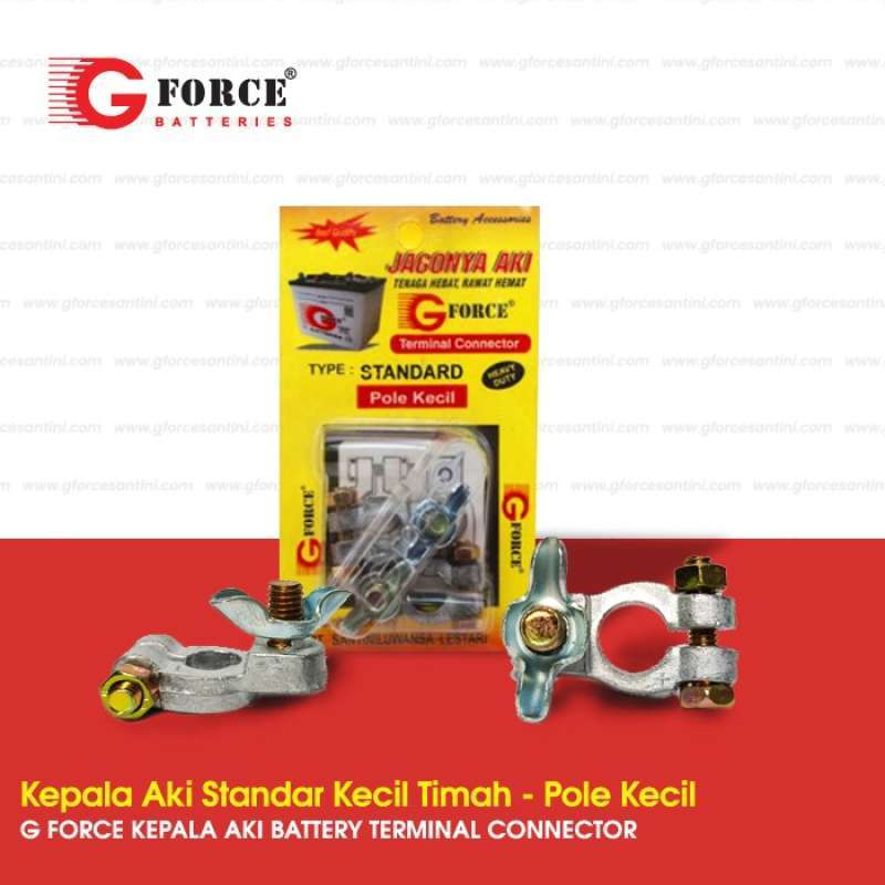 Promo G Force Kepala Aki Standar Kecil Timah - Battery Terminal ...
