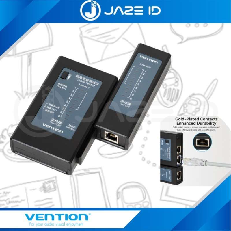Promo Vention Alat Penguji Lan Network Tester Ethernet Rj45 Rj11 Diskon ...