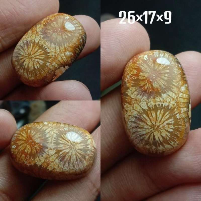 Bahan Batu Teratai Batu Akik Tawon Merah Diminati Pembeli