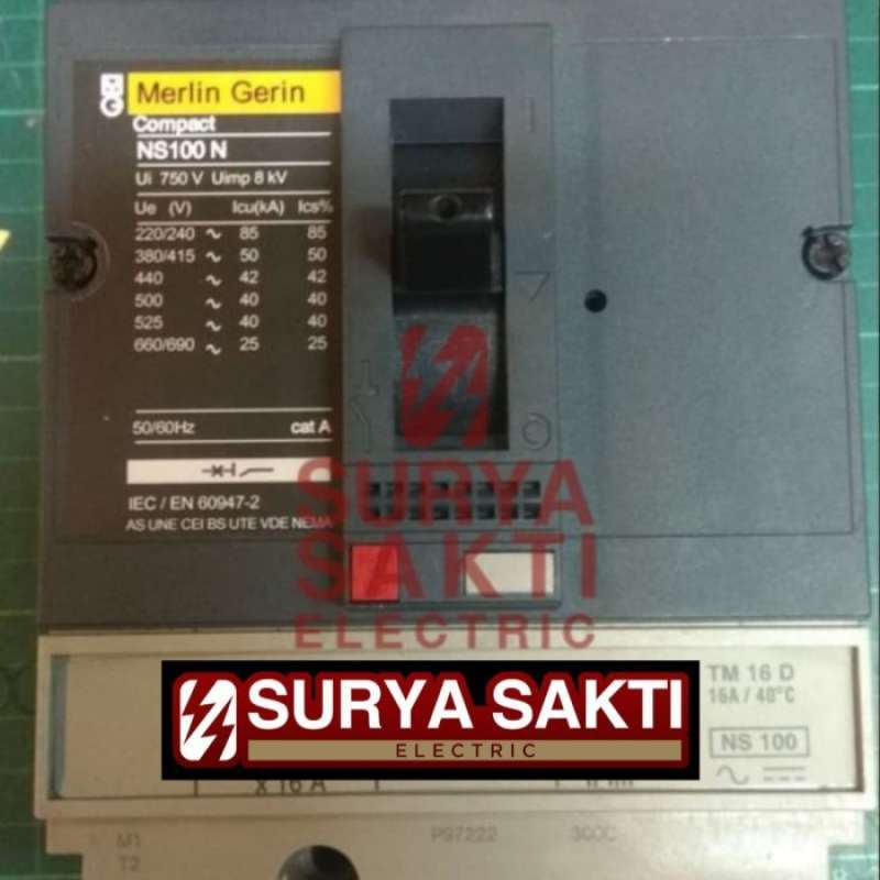 Promo Merlin Gerin Compact MCCB MG NS100N 3P 32A 32 A TM32D NS 100N ...