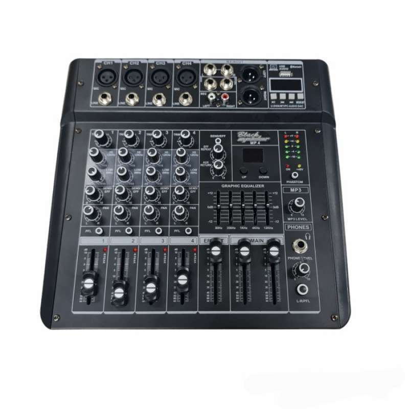 Promo Power Mixer Audio 4 Channel Black Spider MP-4 Original Diskon 20% ...