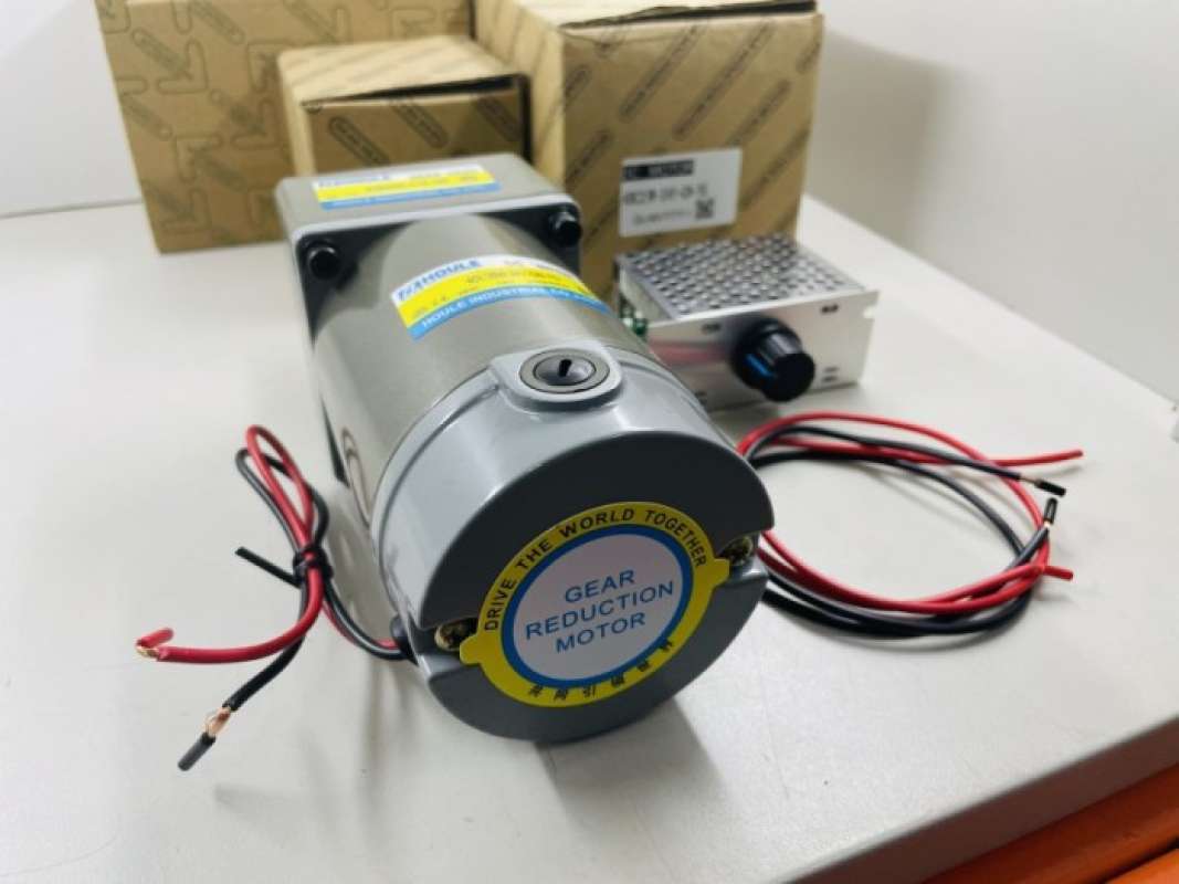 Promo Dc Speed Control Motor Gearbox 25W 12V - 24V - Gear Head ...