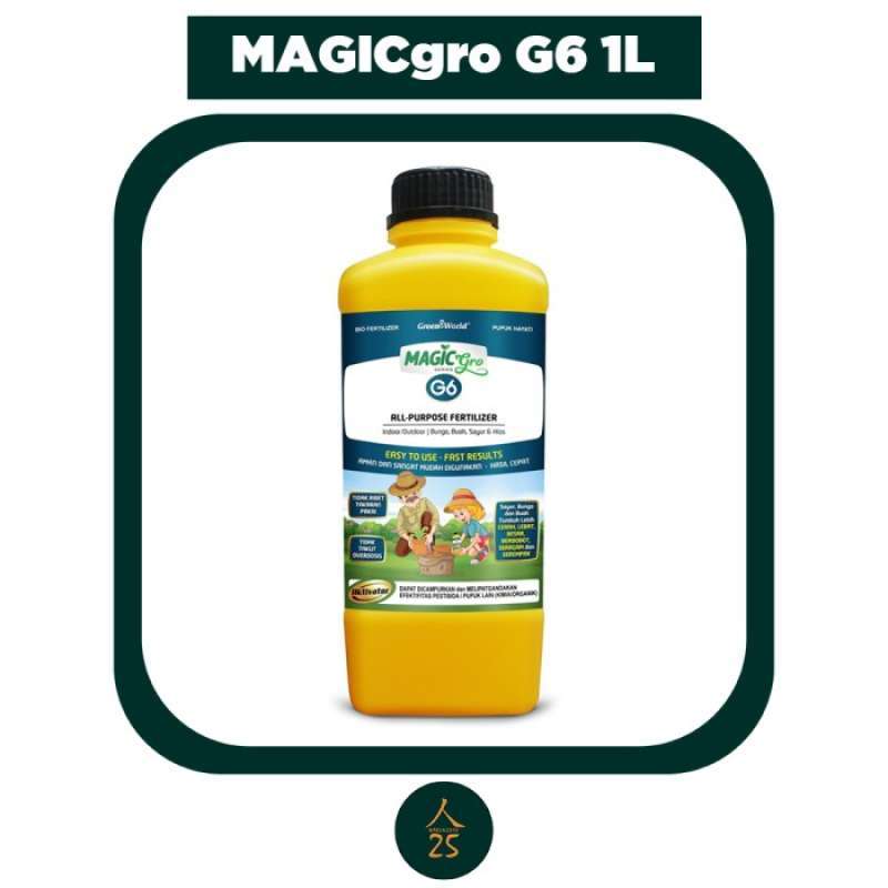 Promo pupuk organik magicgro g6 untuk segala jenis tanaman 1l Diskon 25% di Seller Duma Shop ...