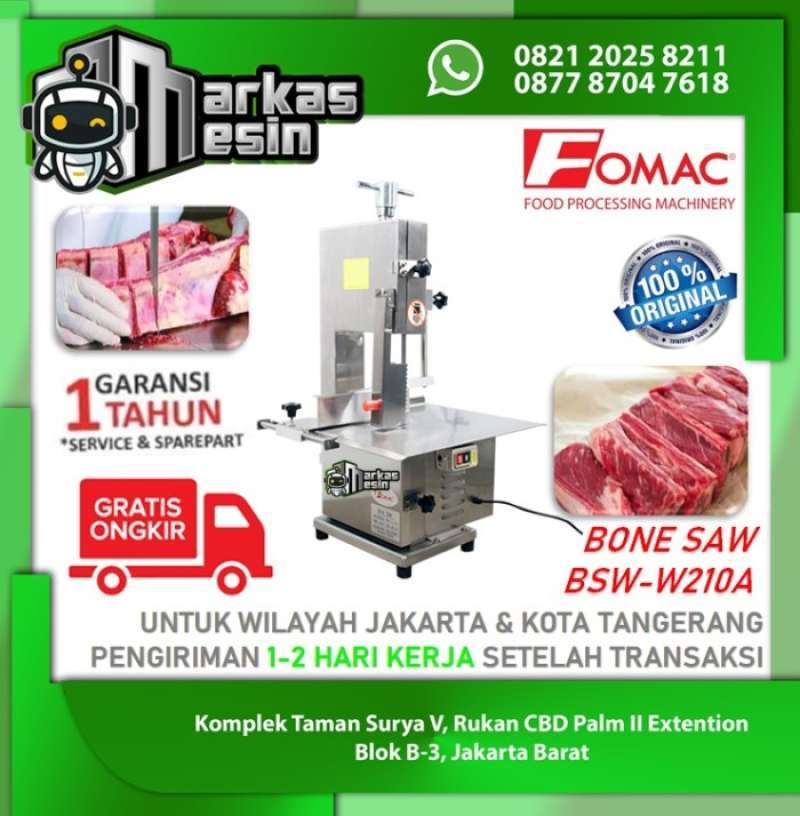 Promo Mesin Pemotong Daging Beku Ikan Dan Tulang Bone Saw Bsw W210a