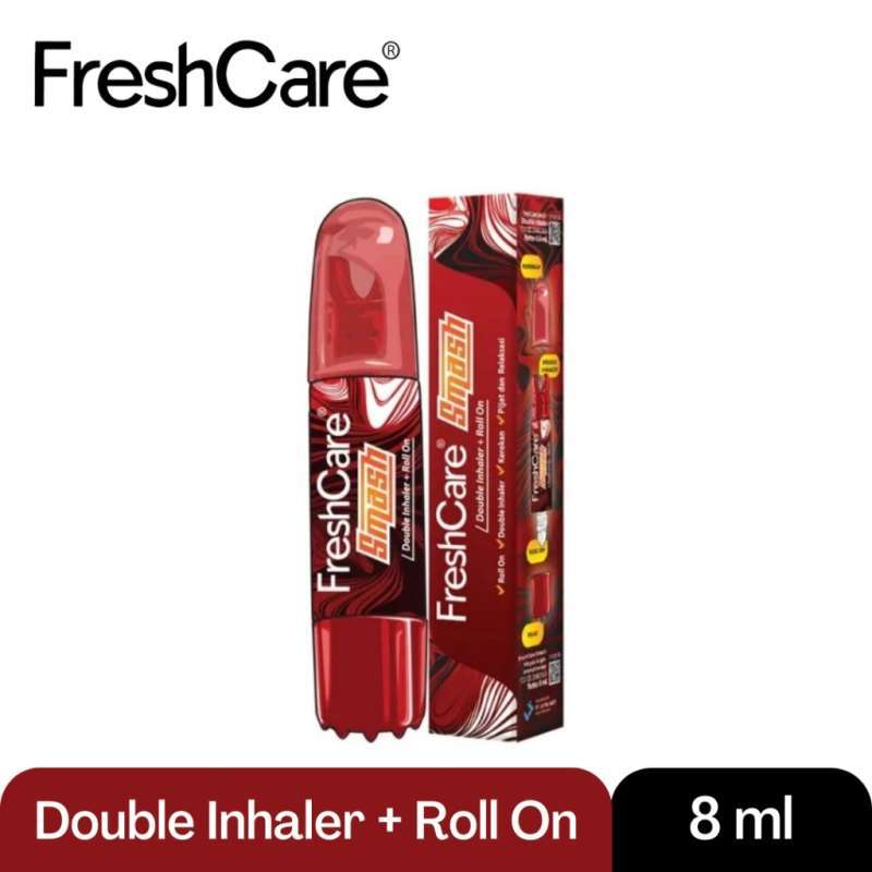 Promo Freshcare Smash Double Inhaler Roll On 8ml Minyak Angin Aromatherapy Diskon 49 Di