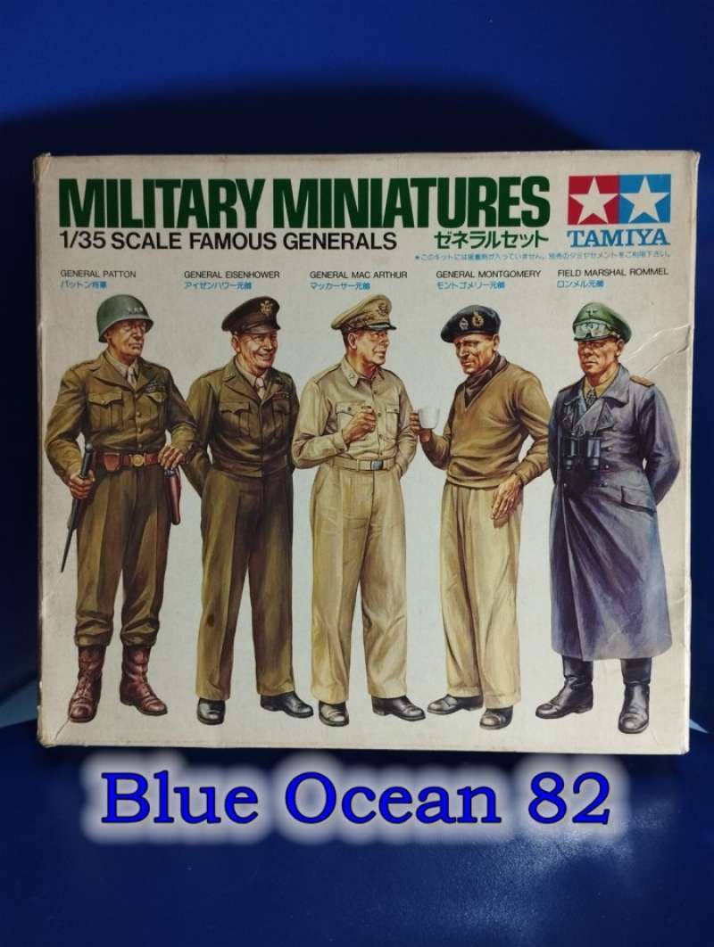 Promo Mokit Tamiya 1/35 - 5 Figures Famous Generals WW2 – Model Kit 1: ...