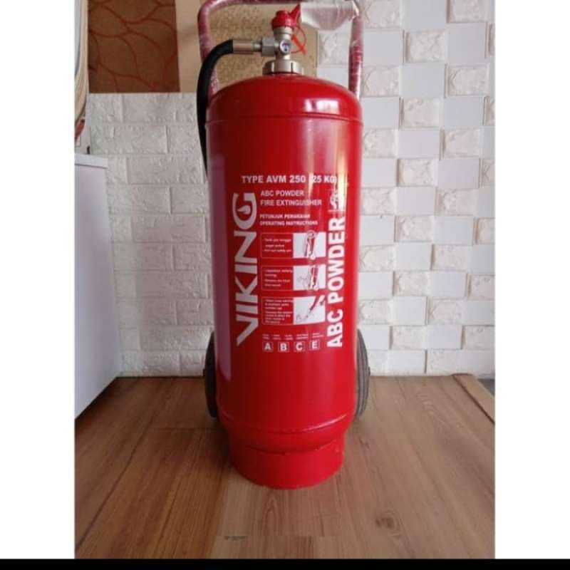 Promo APAR VIKING 25 KG ABC POWDER + TROLY AVM-250 FIRE EXTINGUISHER ...