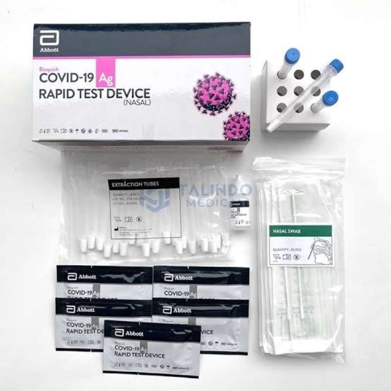 Promo Abbott Nasal Swab Test Antigen 1 Box Diskon 17% Di Seller ...