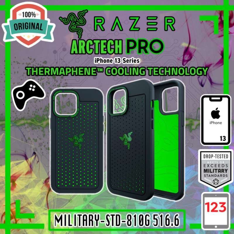Jual Case 13 Pro Max Razer Arctech PRO Gaming Casing Slim Armor di ...