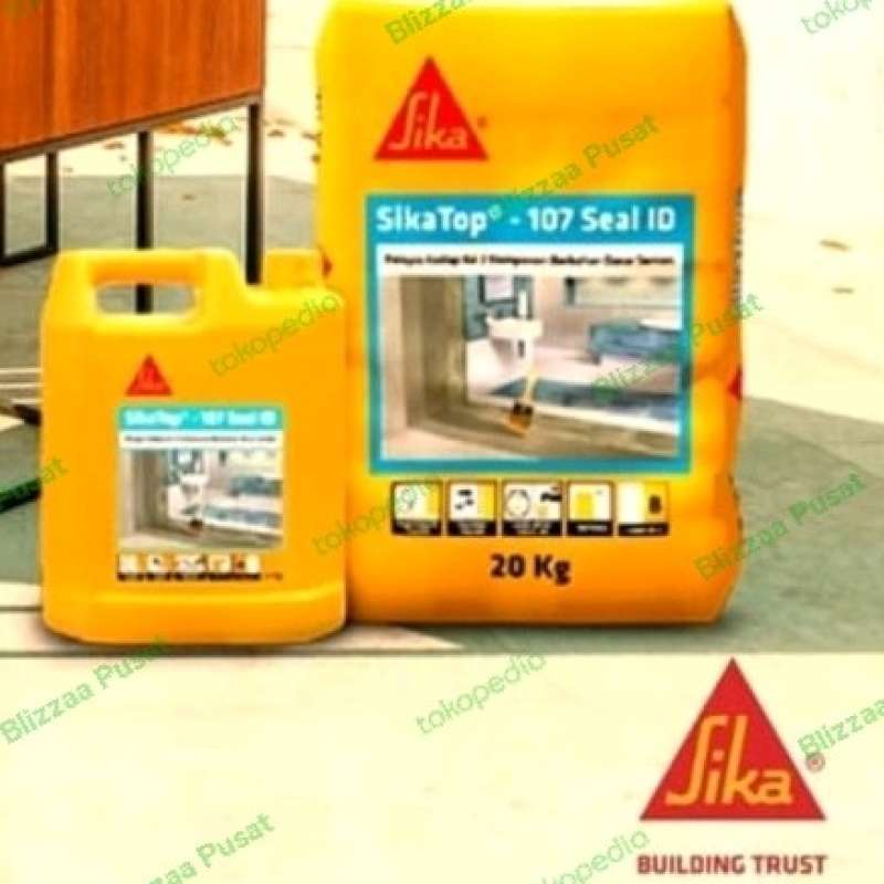 Promo Sika Top 107 Seal 2 Komponen Set A+ B (20Kg + 5Kg) Diskon 15% di Seller Hithsant - Kapuk ...