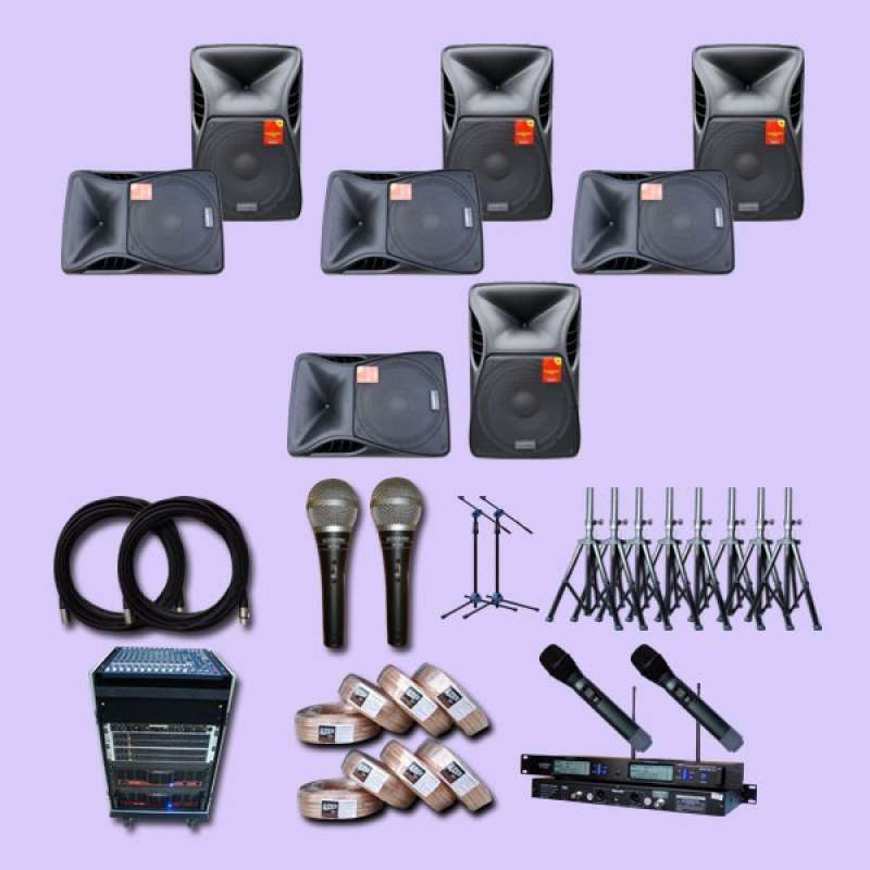 Promo Paket sound system premium 8 untuk aula besar yamaha auderpro ...