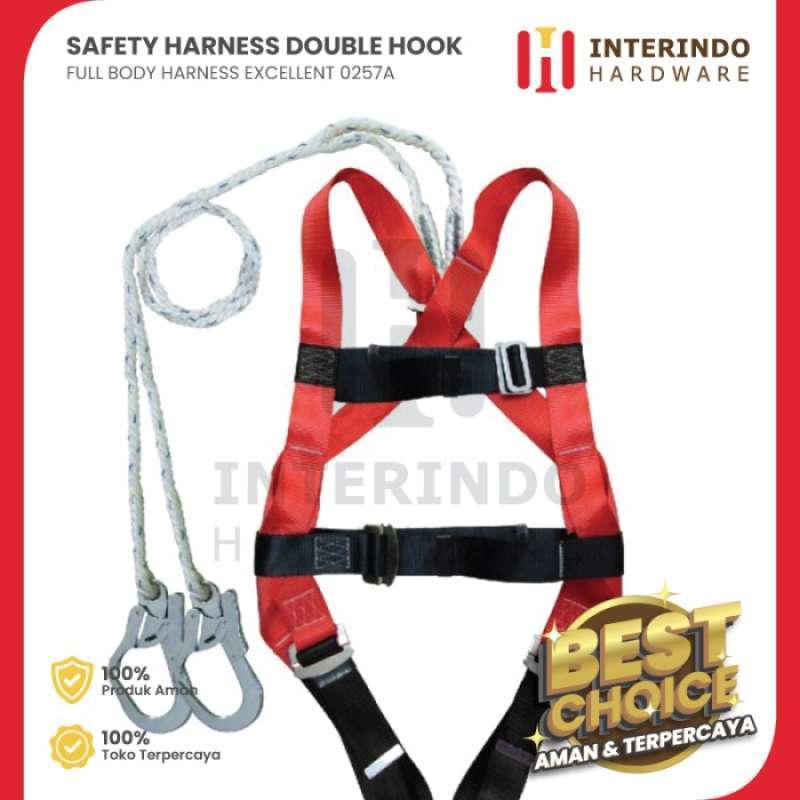 Promo Safety Harness / Full Body Harness Double Big Hook Excellent ...