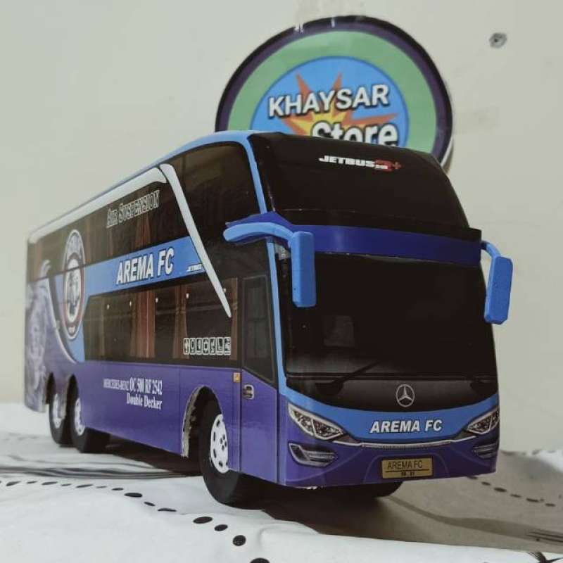 Jual Miniatur Bus Arema Double Deker Di Seller Zenonn Shop - Wanasari ...