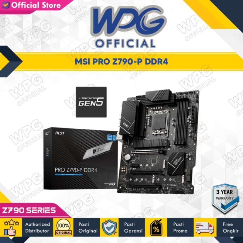 Promo Motherboard Msi Pro Z790-P Ddr4 - Mobo Msi Pro Z790 Intel Lga1700 ...