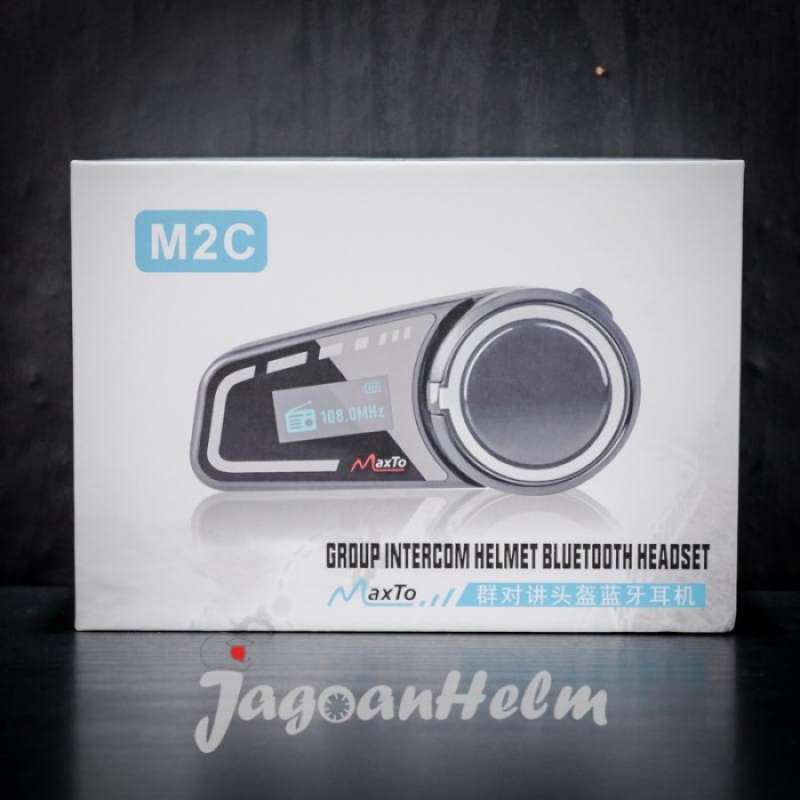 Promo Maxto Intercom Helmet | Maxto M2c Black | Interphone Bluetooth ...