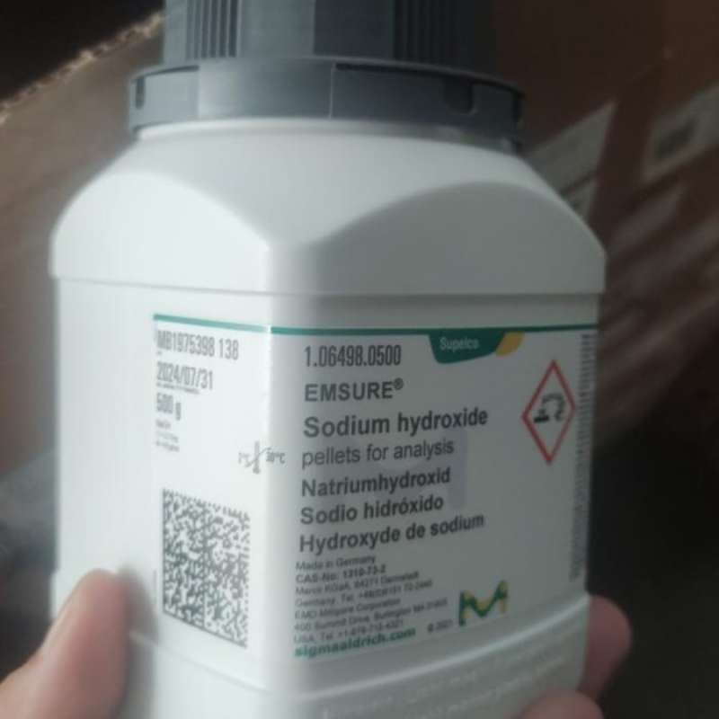 Promo Sodium Hydroxide Pellets 500 Gr Merck 1.06498.0500 Diskon 17% di ...