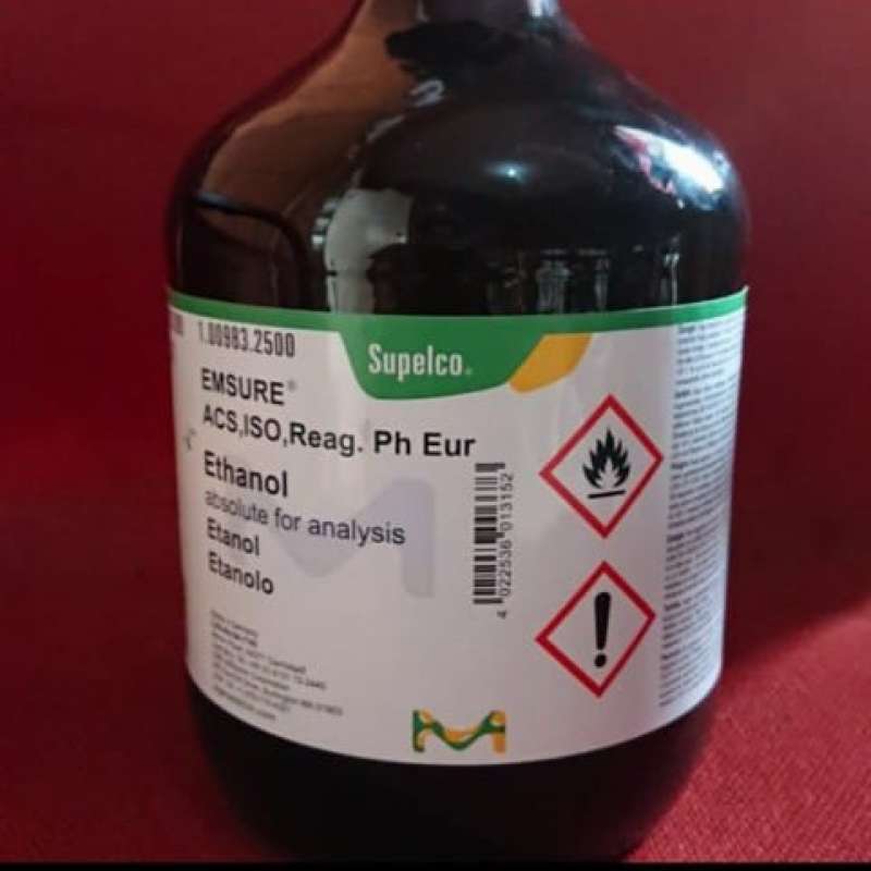 Promo Ethanol Absolute For Analysis | Etanol Absolut Merck 1.00983 ...