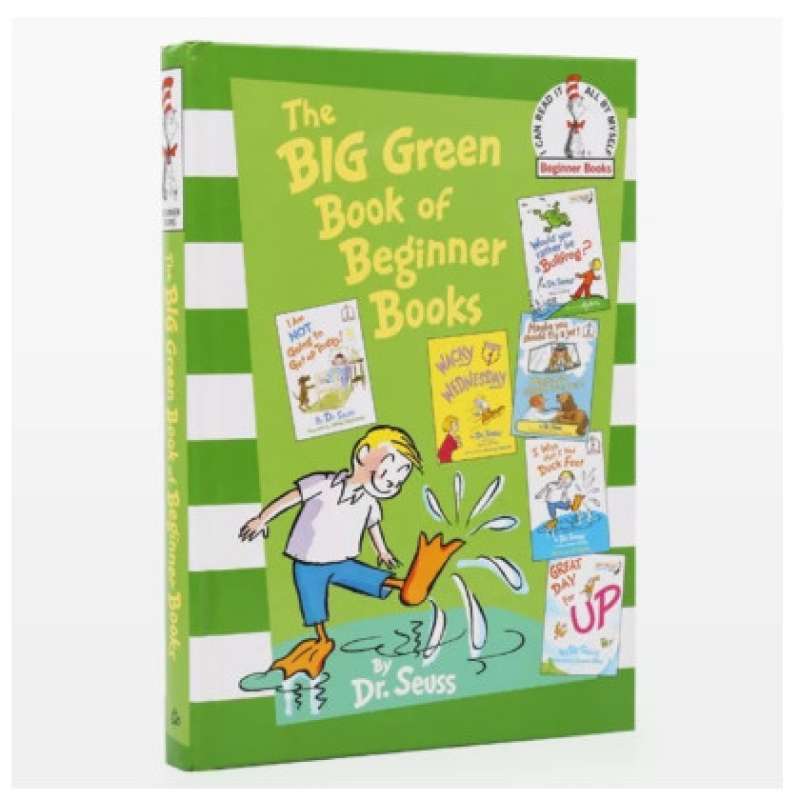 Promo The Big Green Book Of Beginner Books By Dr.seuss Diskon 23% Di ...