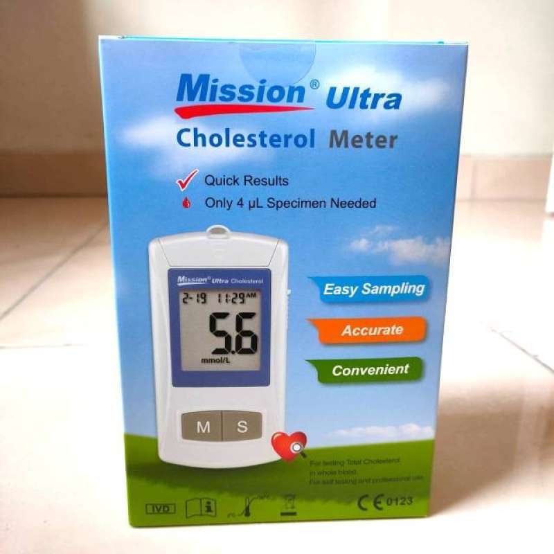 Promo alat ukur kolesterol mission ultra - alat cek kolesterol mission ...