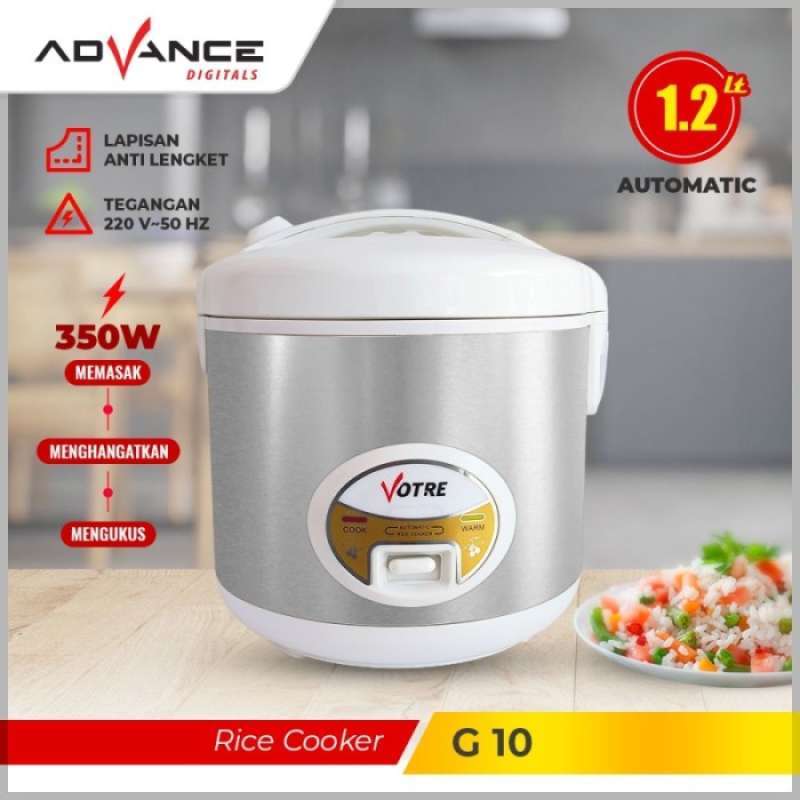 Promo Rice Cooker Advance G10 1.2 L 1 Element / Advance G-10 Rice ...