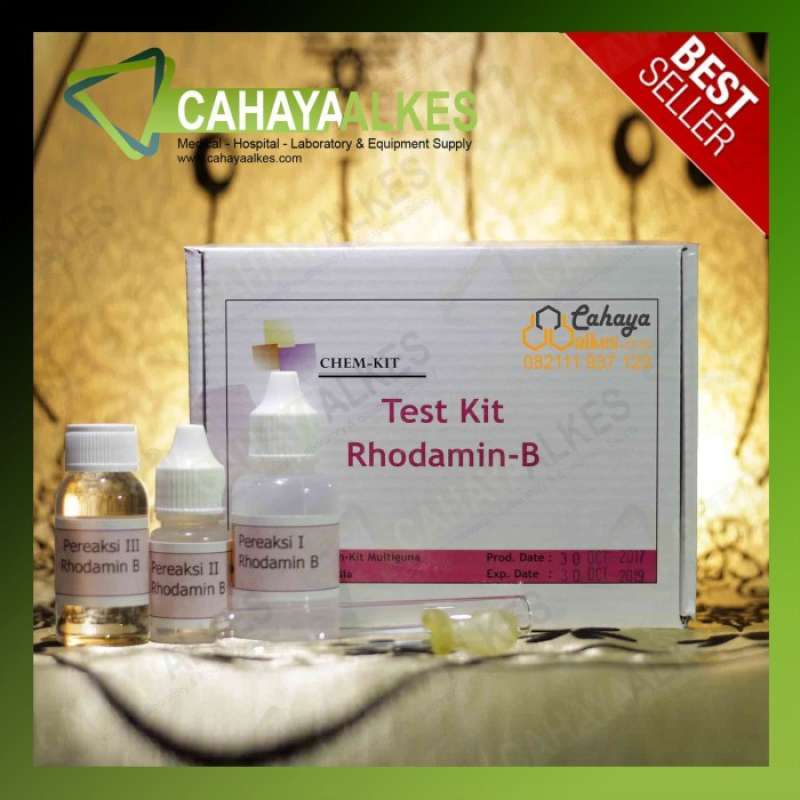 Promo Test Kit Rhodamin B Chemkit Diskon 17% Di Seller Mahanani Store 4 ...