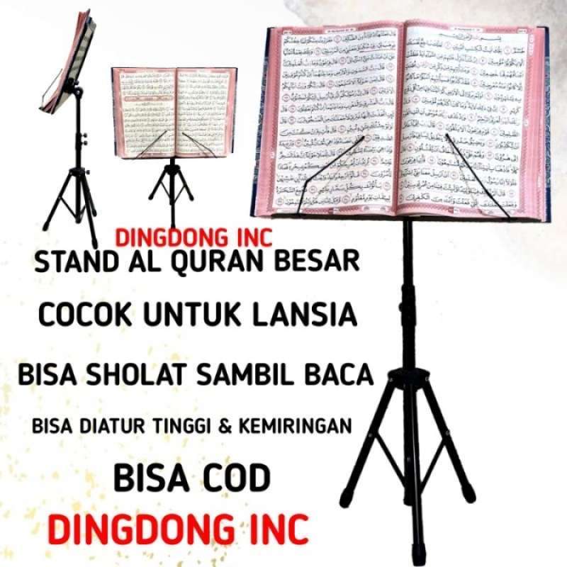 Jual STAND ALQURAN TATAKAN DUDUKAN AL QURAN BESAR RANGKA BESI di Seller ...