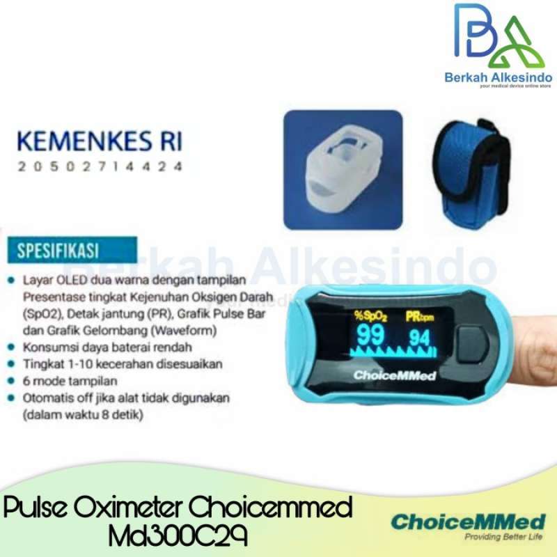 Promo Choicemmed Pulse Oximeter Md300c29 Diskon 17% Di Seller Bergas Selalu - Cikoko, Kota ...