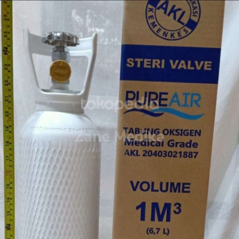 Promo Tabung Oksigen 1m3 Pure Air + Isi Oksigen Original Diskon 17% Di ...