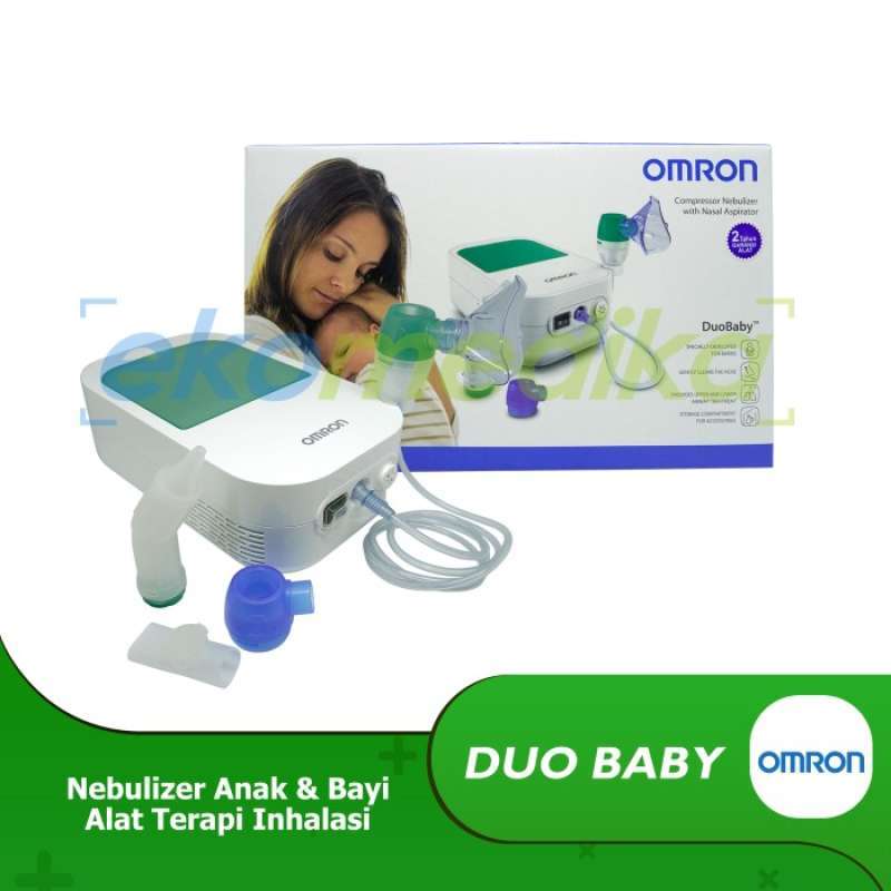 Promo Omron Duobaby Ne-c301 Compressor Nebulizer + Nasal Aspirator Duo ...