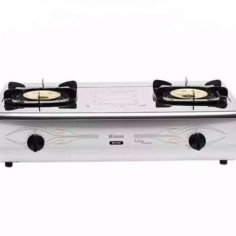 Promo Kompor Gas Rinnai 2 Tungku Ri712t Stainless Putih Diskon 23% Di ...