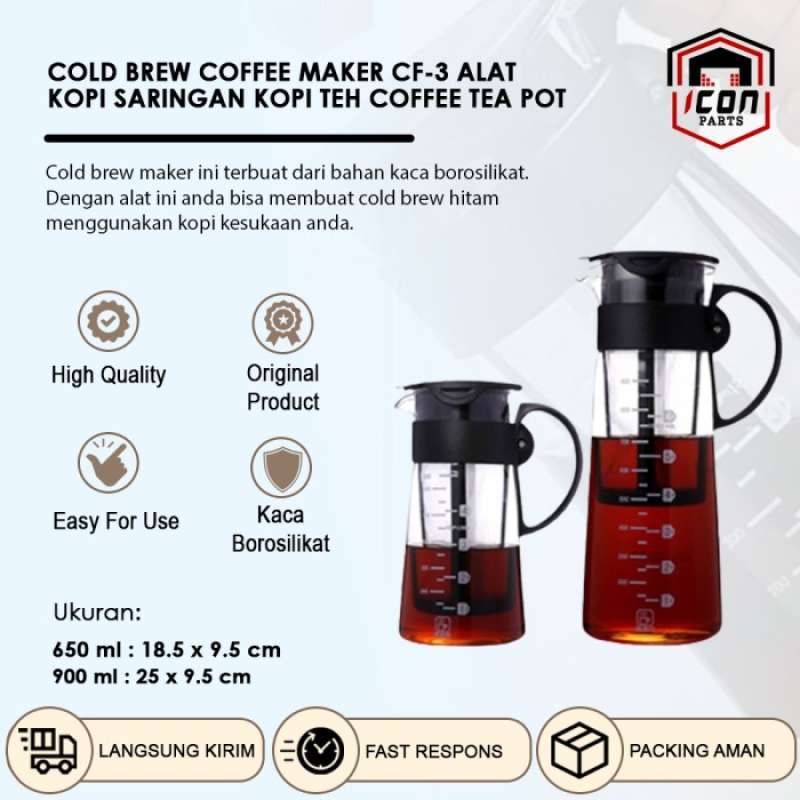 Promo COLD BREW COFFEE MAKER CF-3 ALAT KOPI SARINGAN KOPI TEH COFFEE ...