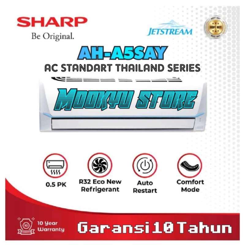 Promo Sharp Ac 1/2 Pk Standard | Ah-A5Say | Aha5Say | Freon R32 | 350 ...