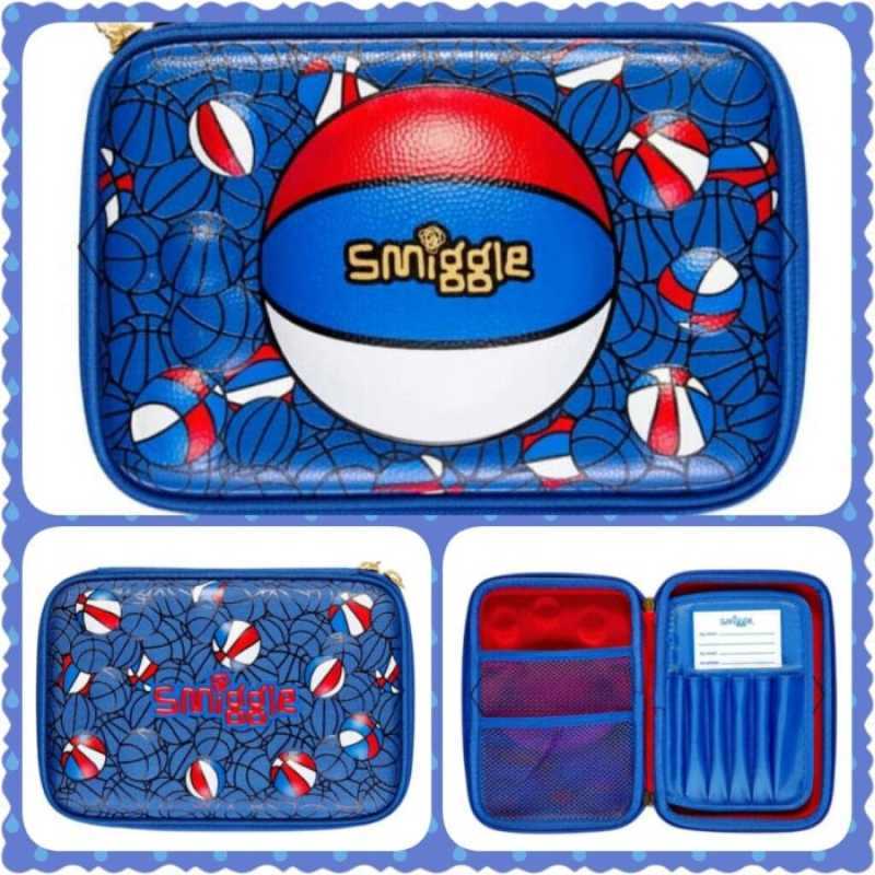 Promo Smiggle Hard Top Pencil Case Organizer / kotak serbaguna - Biru ...