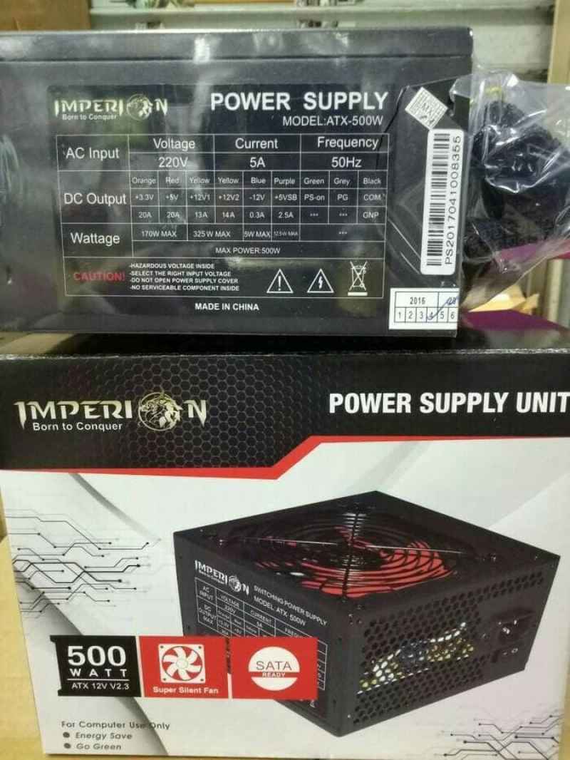 Promo Power Supply Imperion 500w / Dragon Imperion 500w⠀⠀⠀⠀⠀⠀ Diskon 23 ...