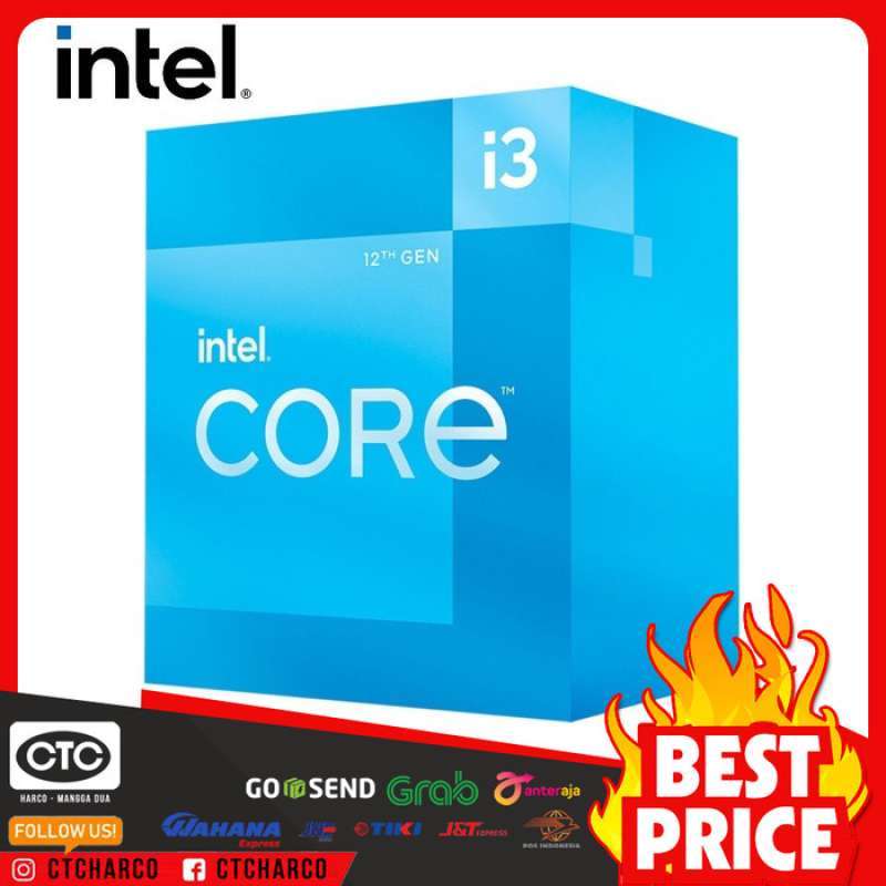 Promo Processor Intel Core I3-12100 4 Core 8 Threads | Lga 1700 Diskon ...