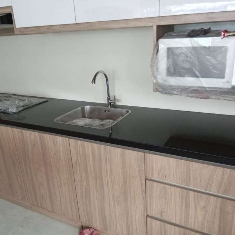 Promo Top Table Granit Hitam Po Pak Rendi / Meja Dapur Granit Diskon 23 ...
