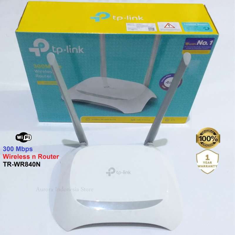Jual Router Tp-link Tl-wr840n 300mbps Wireless N Router Range Extender ...