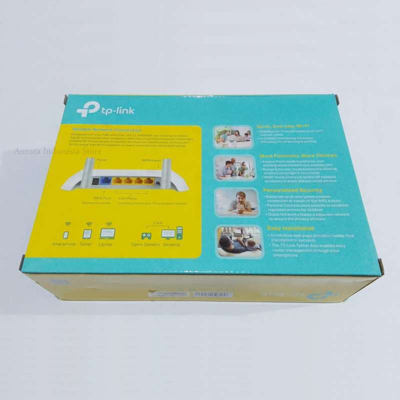 Jual Router Tp-link Tl-wr840n 300mbps Wireless N Router Range Extender ...