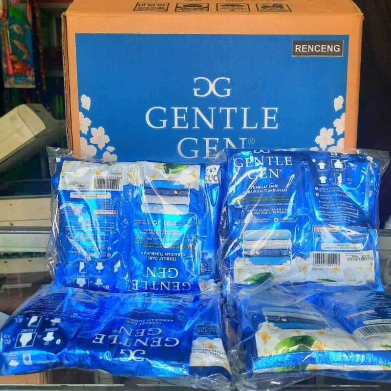 Jual Gentle Gen Sachet Twin Pack 10rcg 80 Sachet Deterjen Cair (1 ...
