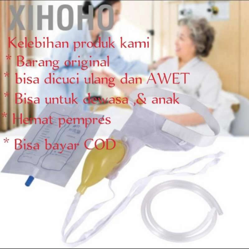 Promo ALAT BANTU KENCING kateter luar ORIGINAL urinal pee holder Diskon ...