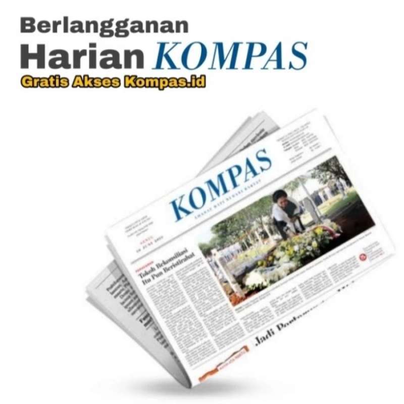 Jual Berlanganan Koran Kompas 1 Bulan Free Kompas Digital Di Seller ...