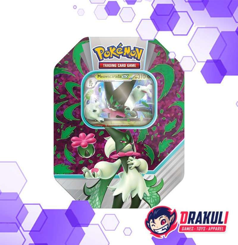 Jual Tcg Pokemon Paldea Partners Tin (fall 2023) - Meowscarada Ex Di ...