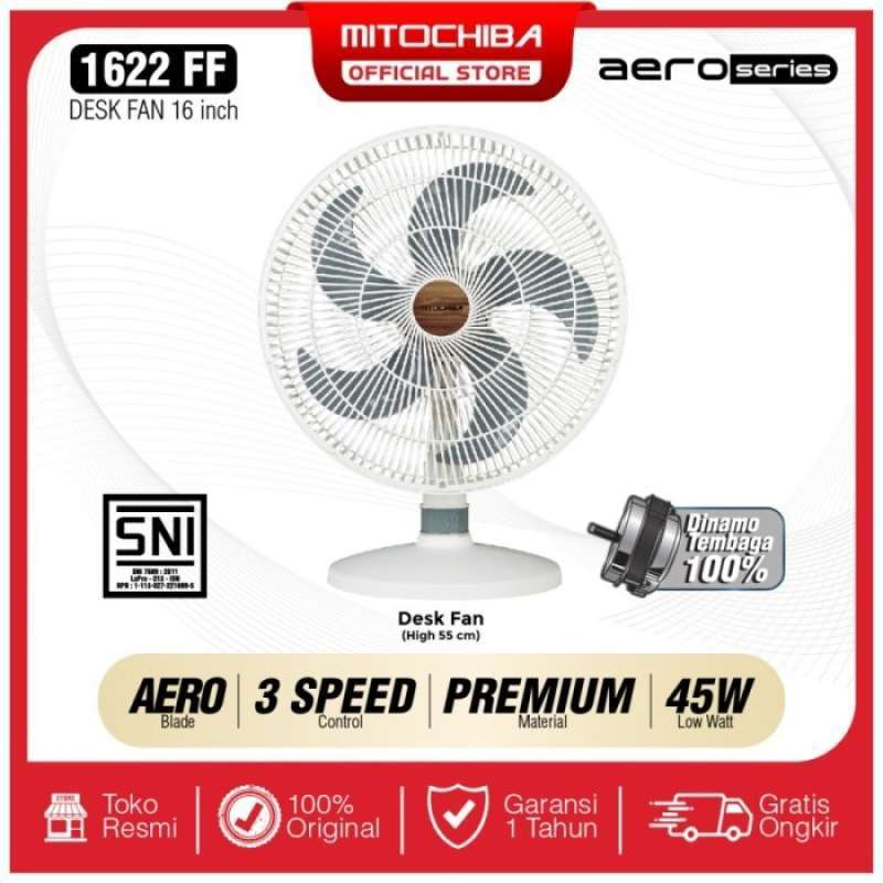 Promo Kipas Angin Desk Fan Aero Series 16 Inch 1622ff Mitochiba Diskon ...