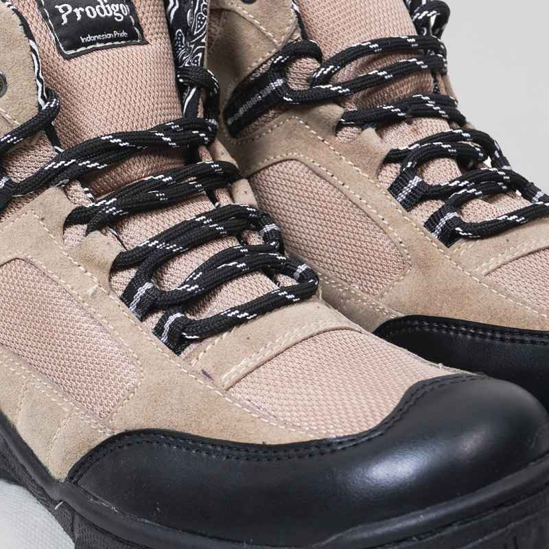 Promo Prodigo * Sepatu Hiking Pria Patuha Cream I Sepatu Olahraga ...