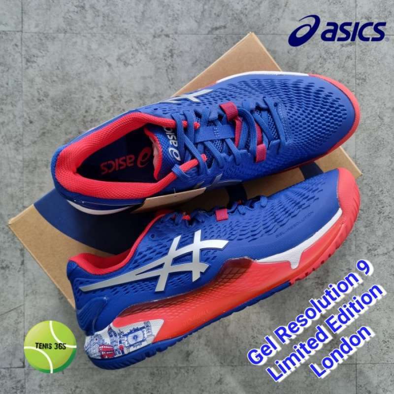 Jual Sepatu Tenis Asics Gel Resolution 9 London Limited Edition - Blue ...
