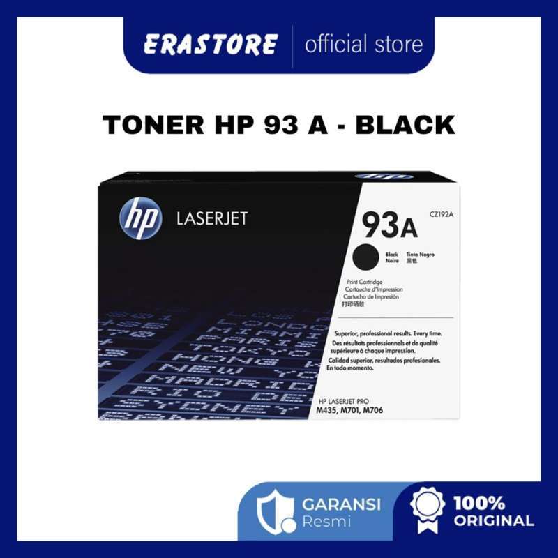 Jual Hp 93a Black Original Laserjet Toner Cartridge (cz192a) Di Seller ...