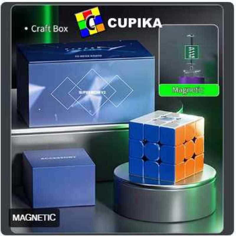 Jual Rubik Moyu Super Rs3m V2 3x3 Magnetic Maglev Ball Core Rs3 M V2 Uv ...