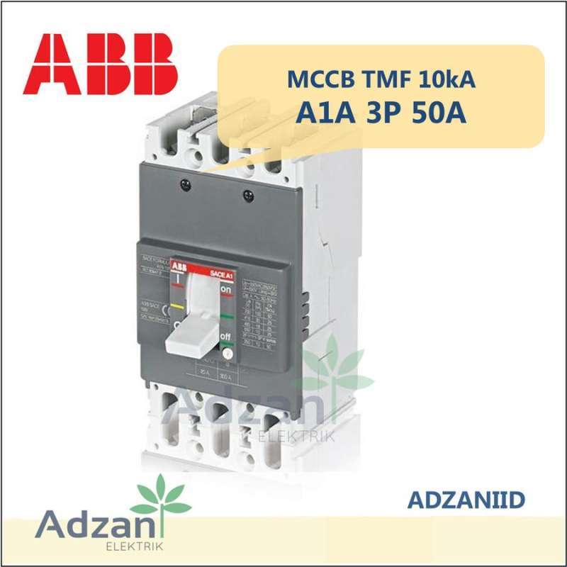 Promo [ABB] MCCB 3P 50A 10kA A1A TMF 1SDA066515R1 Diskon 2% di Seller ...