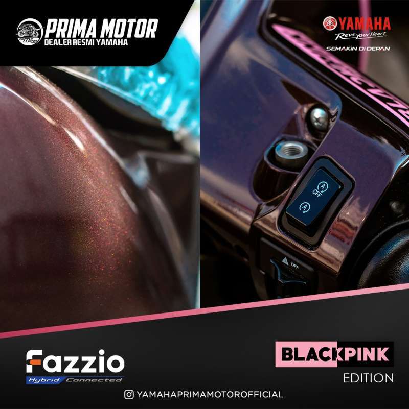 Promo Yamaha Fazzio Hybrid Connected Neo Custom - Blackpink Edition ...