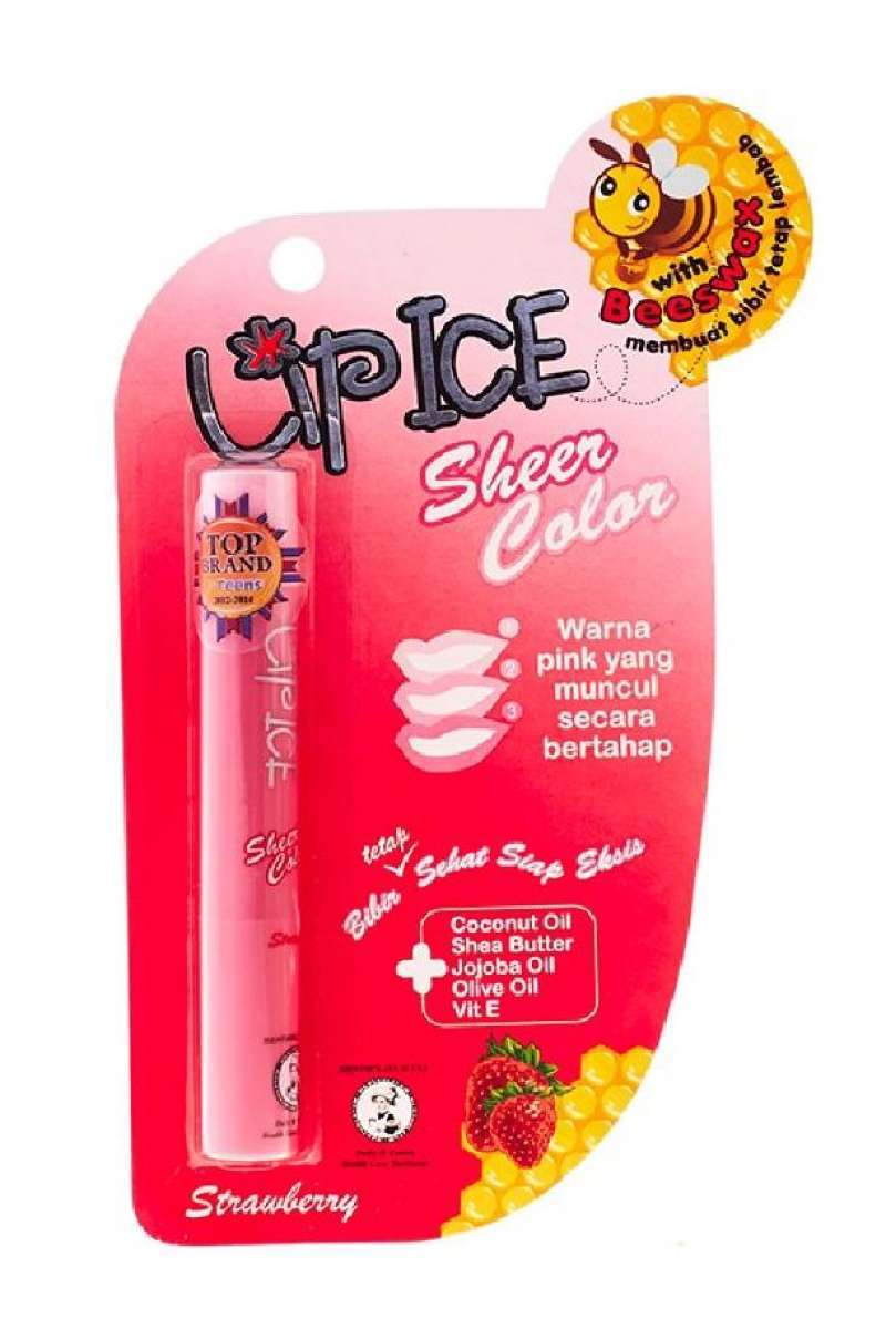 Promo Lip Ice Sheer Color With Beeswax Lip Balm Strawberry Diskon 10% ...